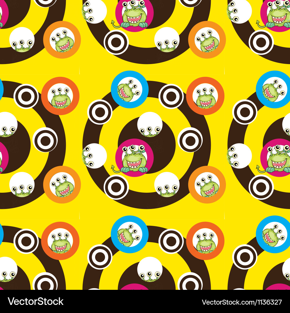 Scary monsters Royalty Free Vector Image - VectorStock