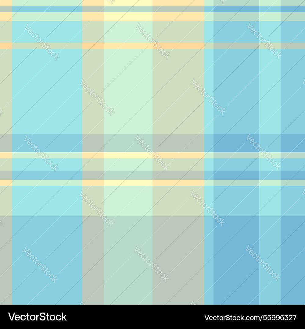 Serene pastel plaid pattern soft blue green Vector Image