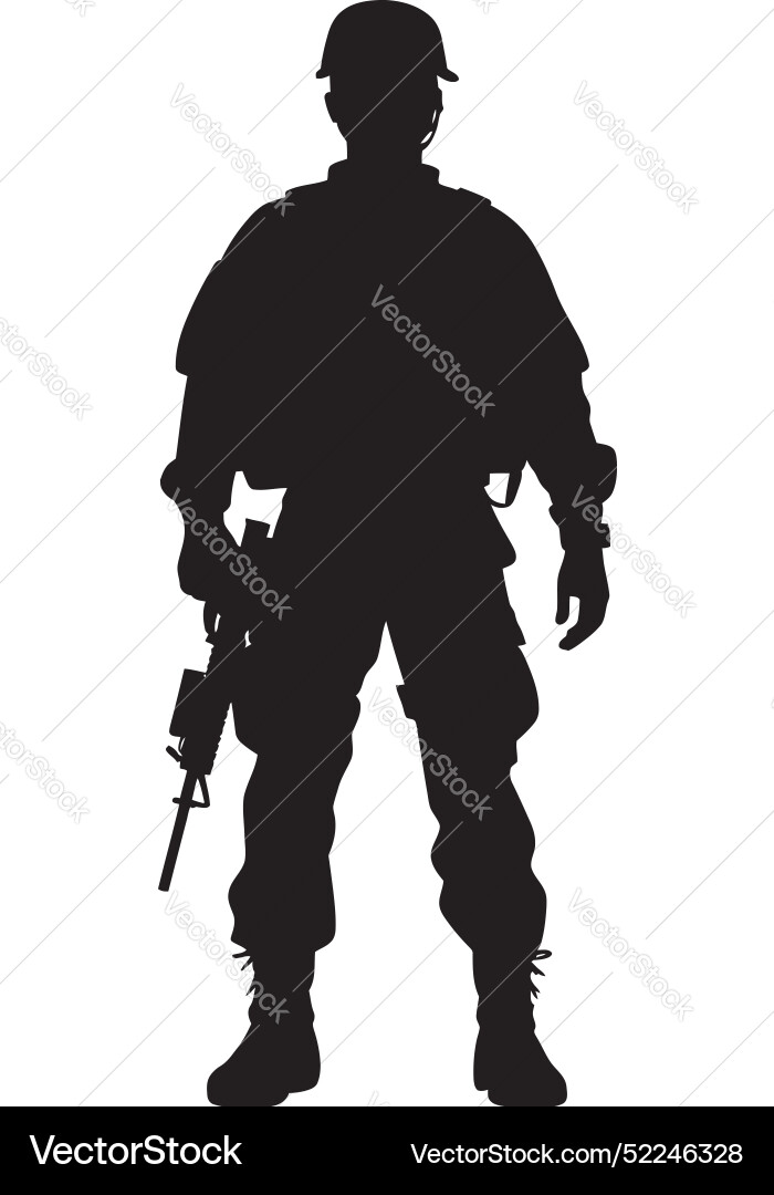 Night ops guardian sleek black logo depicting Vector Image