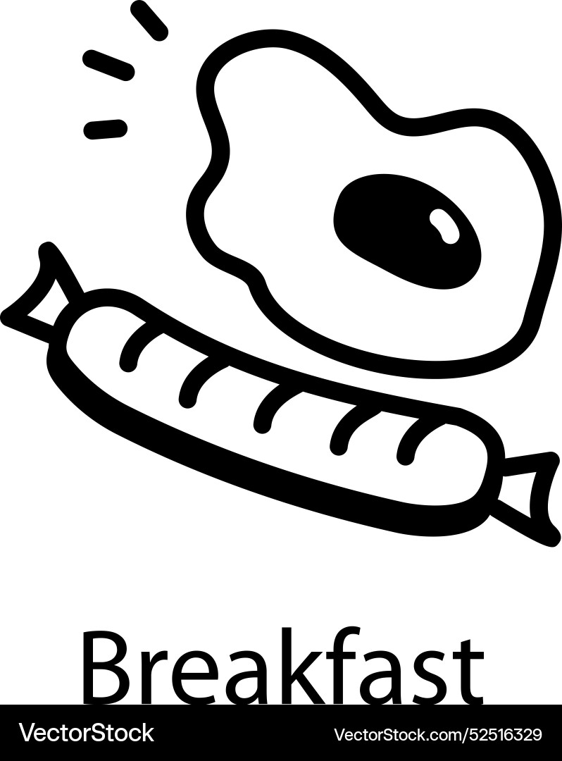 Breakfast Royalty Free Vector Image - VectorStock