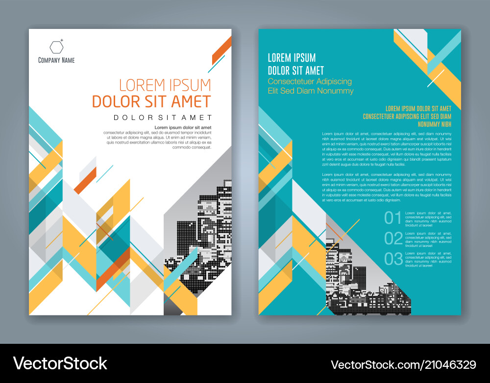 Cover annual report 883 Royalty Free Vector Image