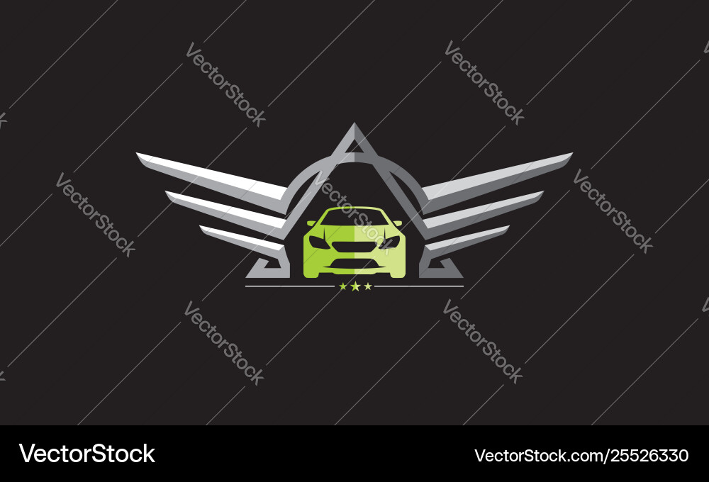 Car showroom logo icon Royalty Free Vector Image