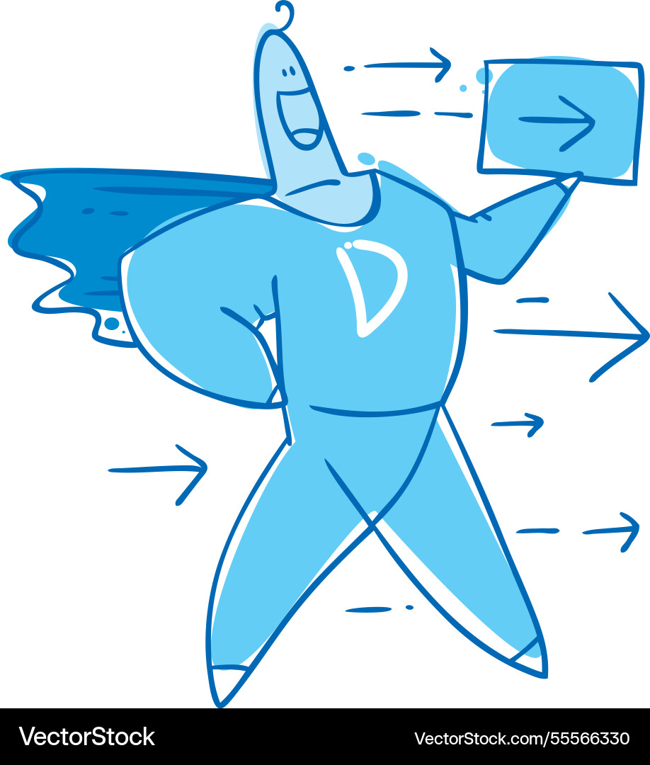 Delivery man Royalty Free Vector Image - VectorStock