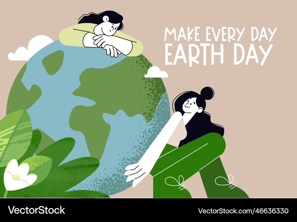 Earth day Royalty Free Vector Image - VectorStock