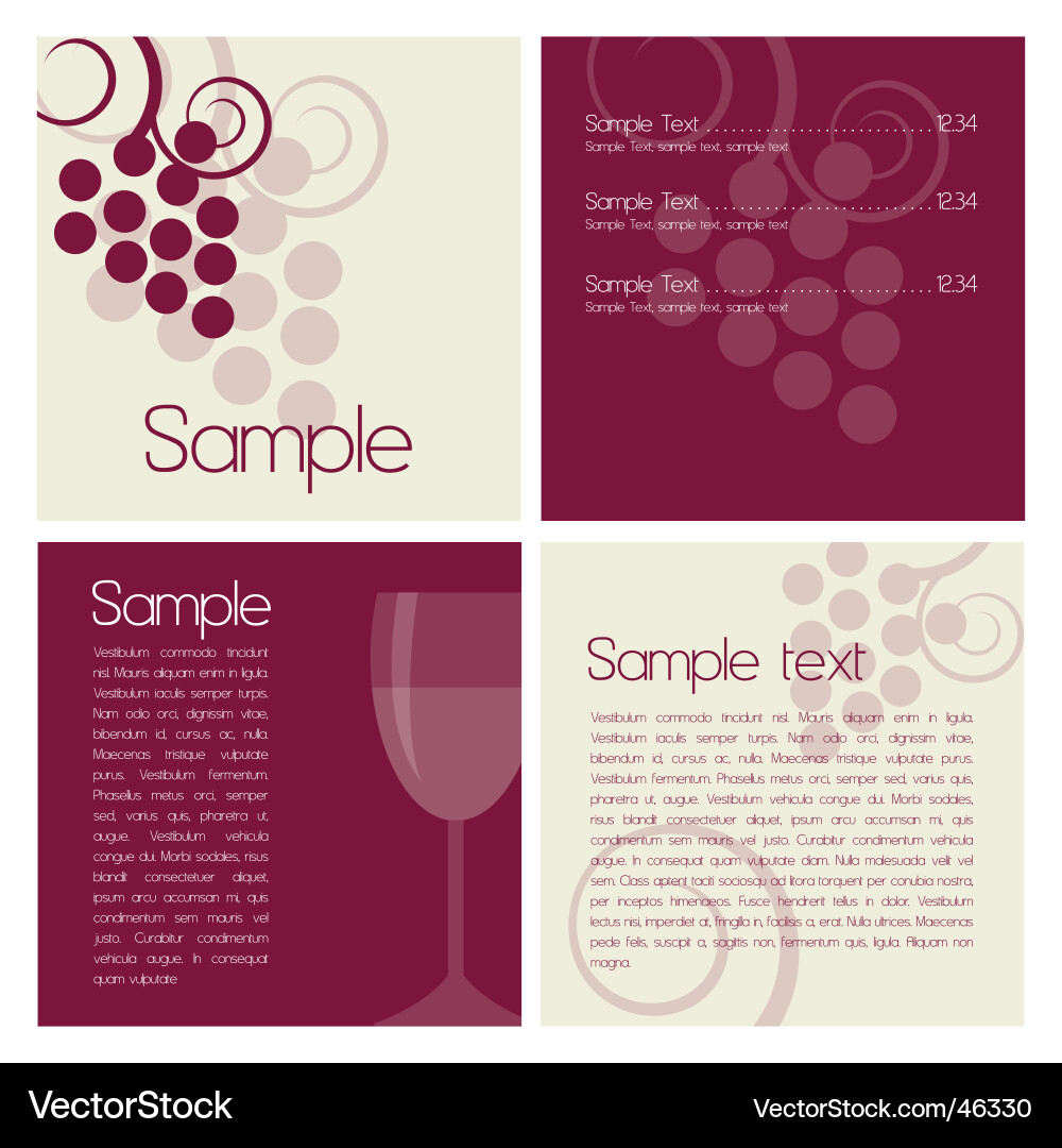 Wine Brochure Template Vector Images (over 3,000)