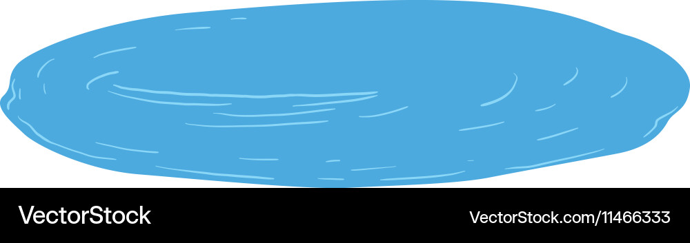 Puddle Royalty Free Vector Image - VectorStock