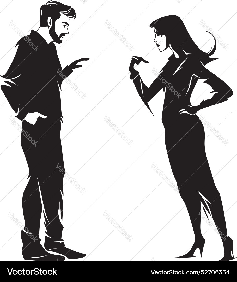 Ire inception iconic logo depicting couples Vector Image