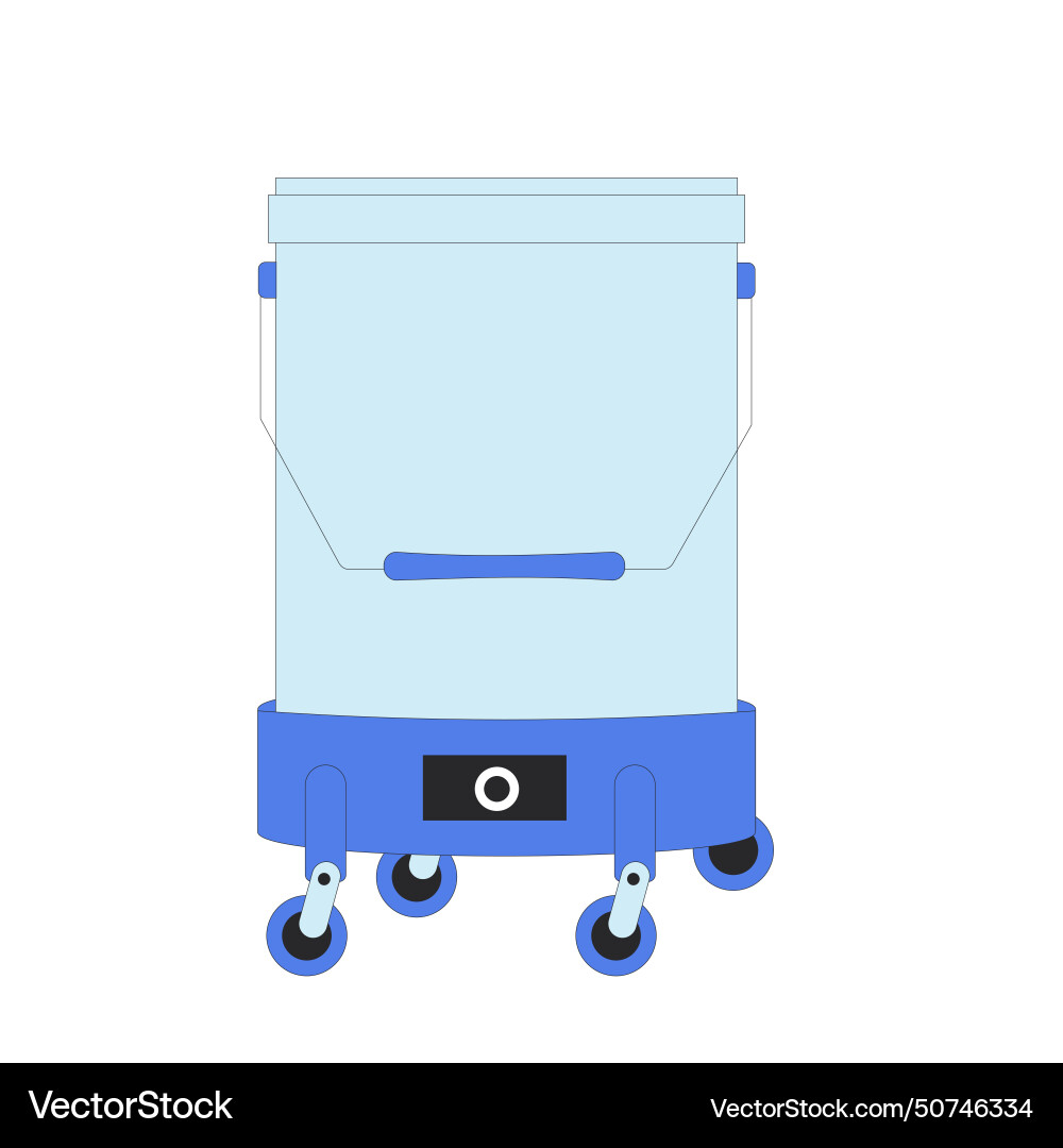 Professional bucket isolated on white background Vector Image