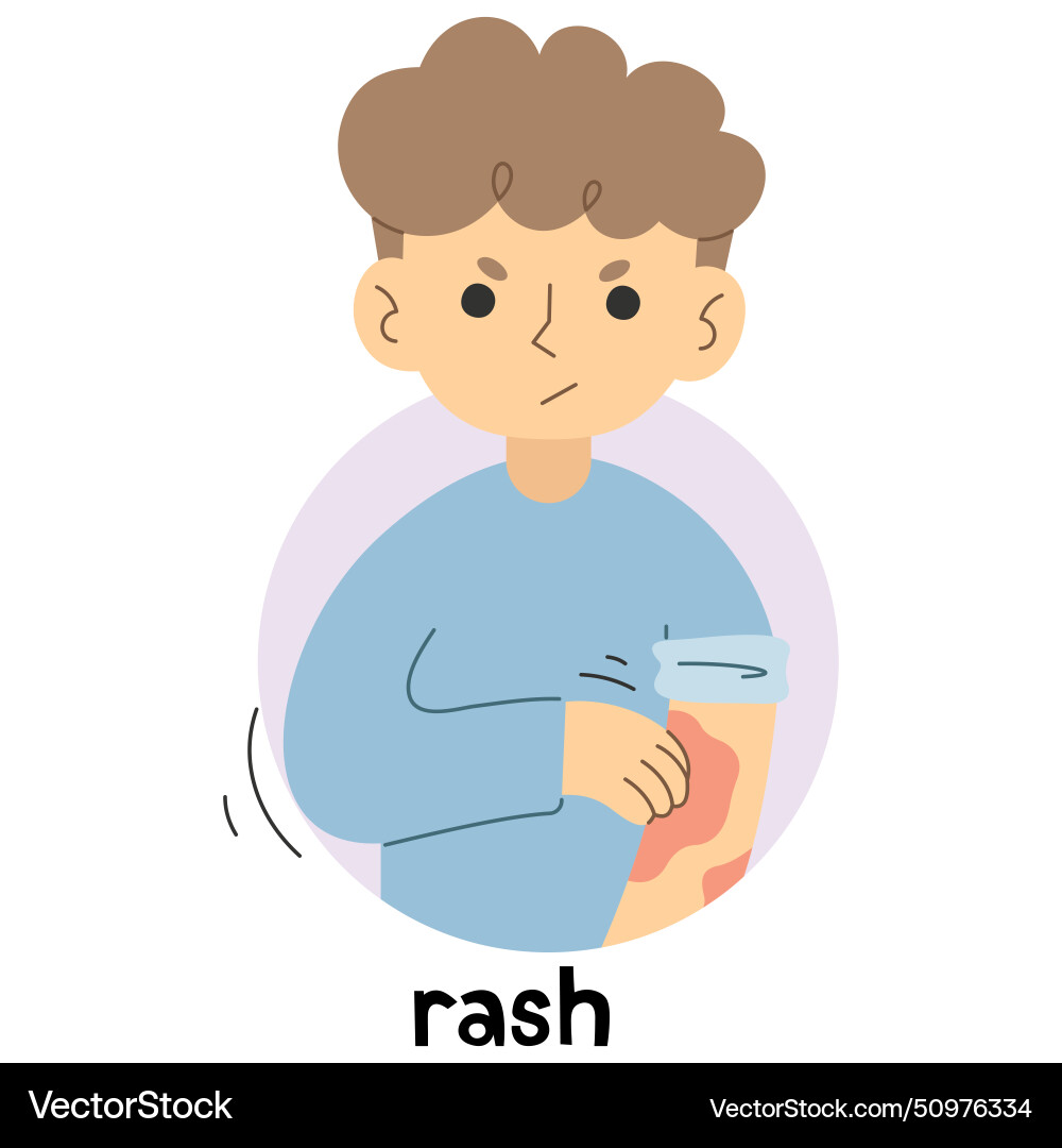 Rash 3 Royalty Free Vector Image - VectorStock