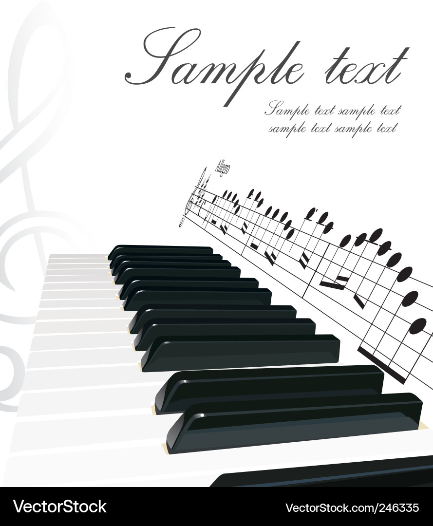 Piano Royalty Free Vector Image - VectorStock