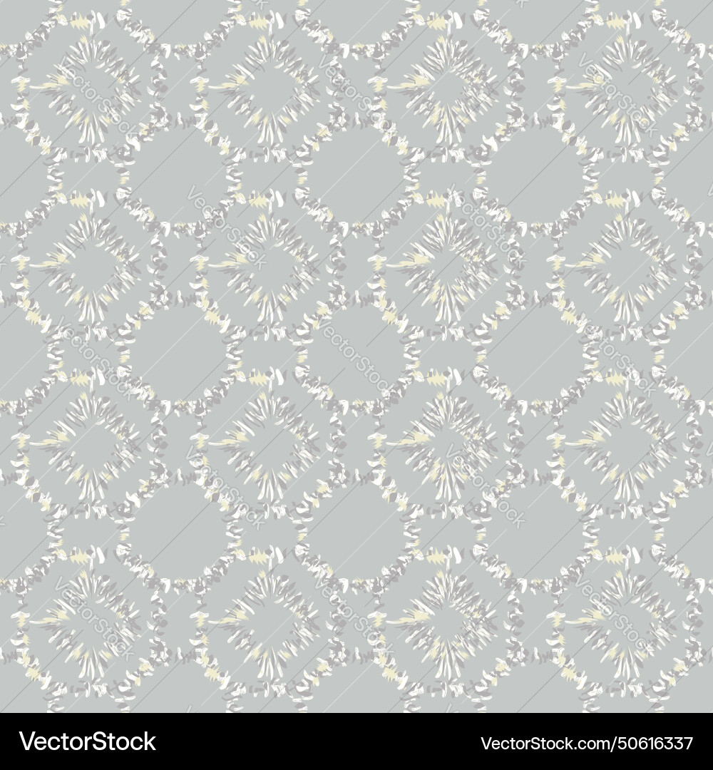 Abstract arabesque seamless pattern artistic line Vector Image