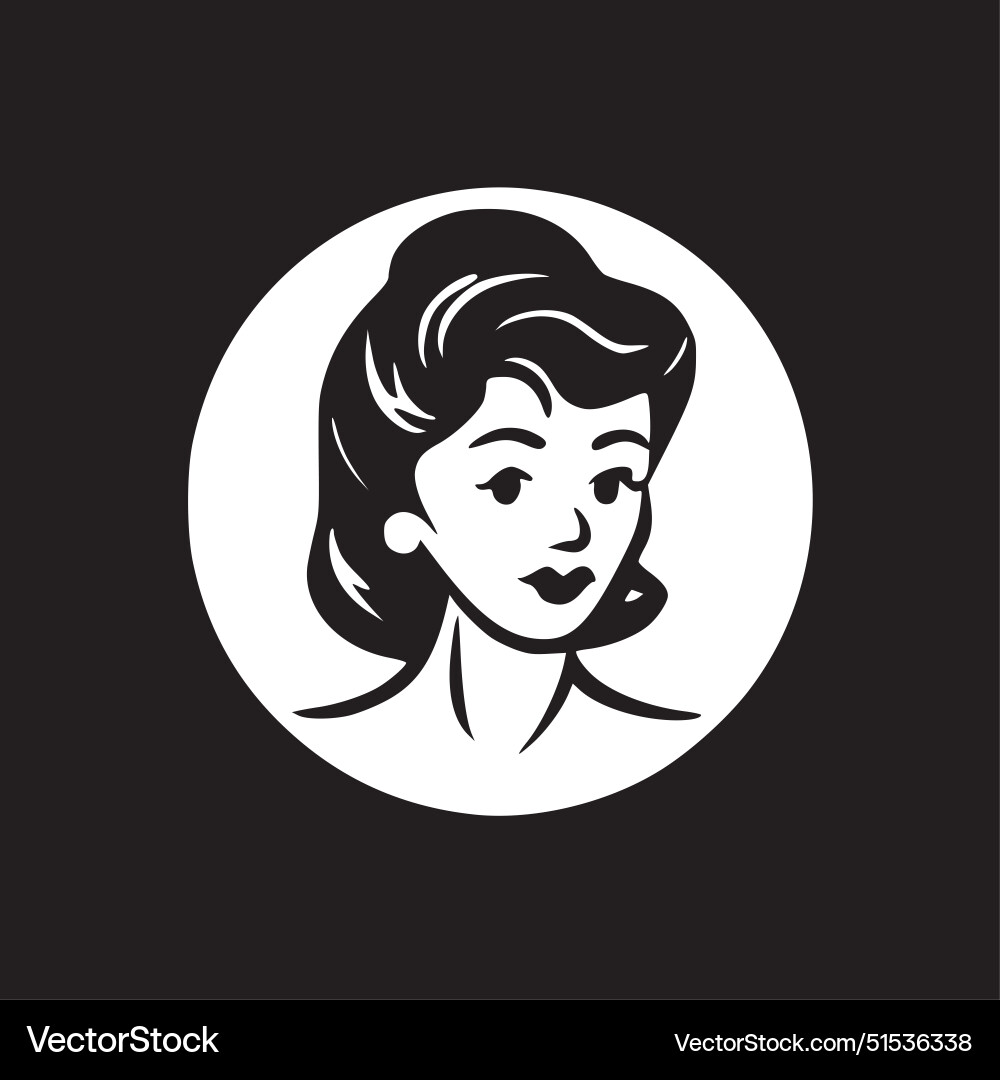 Mom - minimalist and simple silhouette Royalty Free Vector