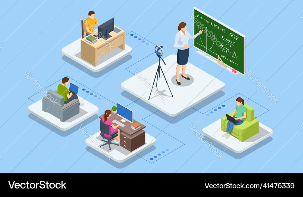 Classroom Isometric Vector Images (over 3,600)