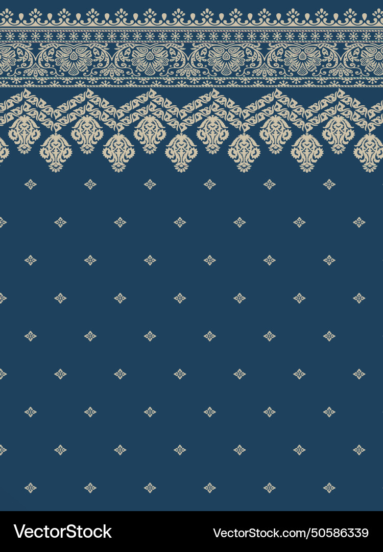 Textile digital design fabric print wallpaper Vector Image