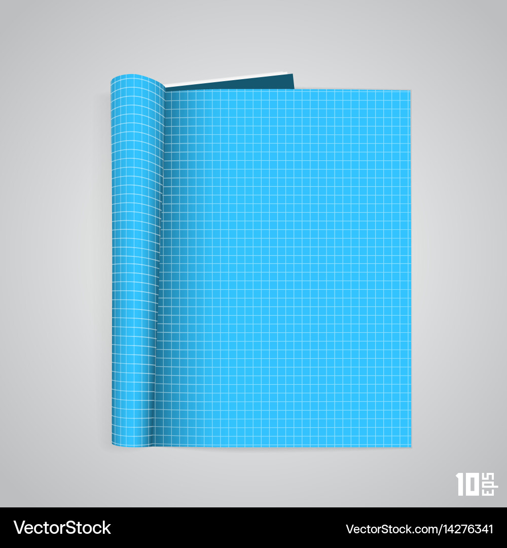 Technical blueprint booklet Royalty Free Vector Image
