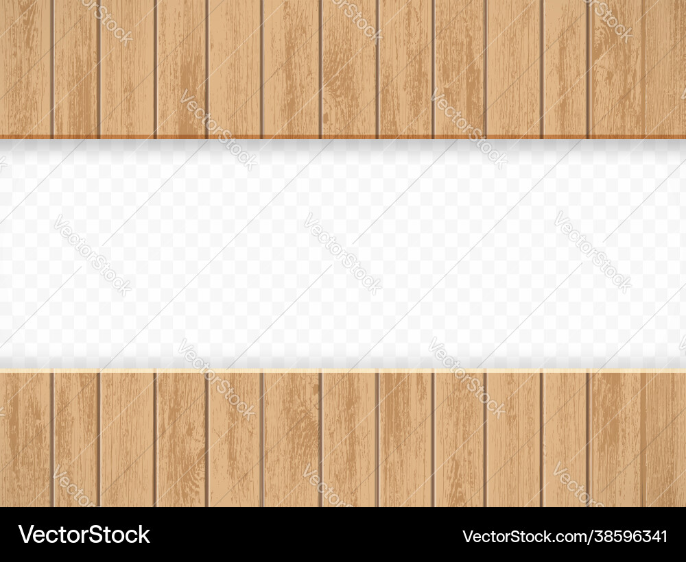 Wooden frame made planks Royalty Free Vector Image