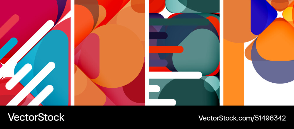 Geometric elements abstract backgrounds Royalty Free Vector