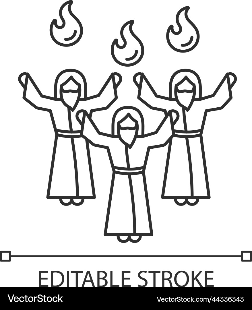 Pentecost linear icon Royalty Free Vector Image Pentecost linear icon Royalty Free Vector Image