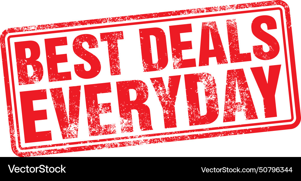 Best deals everyday Royalty Free Vector Image - VectorStock