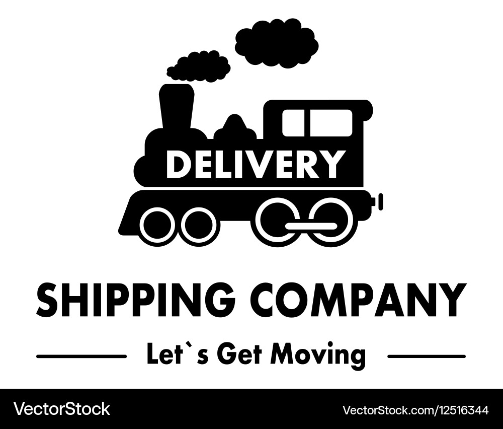 Shipping company symbol Royalty Free Vector Image
