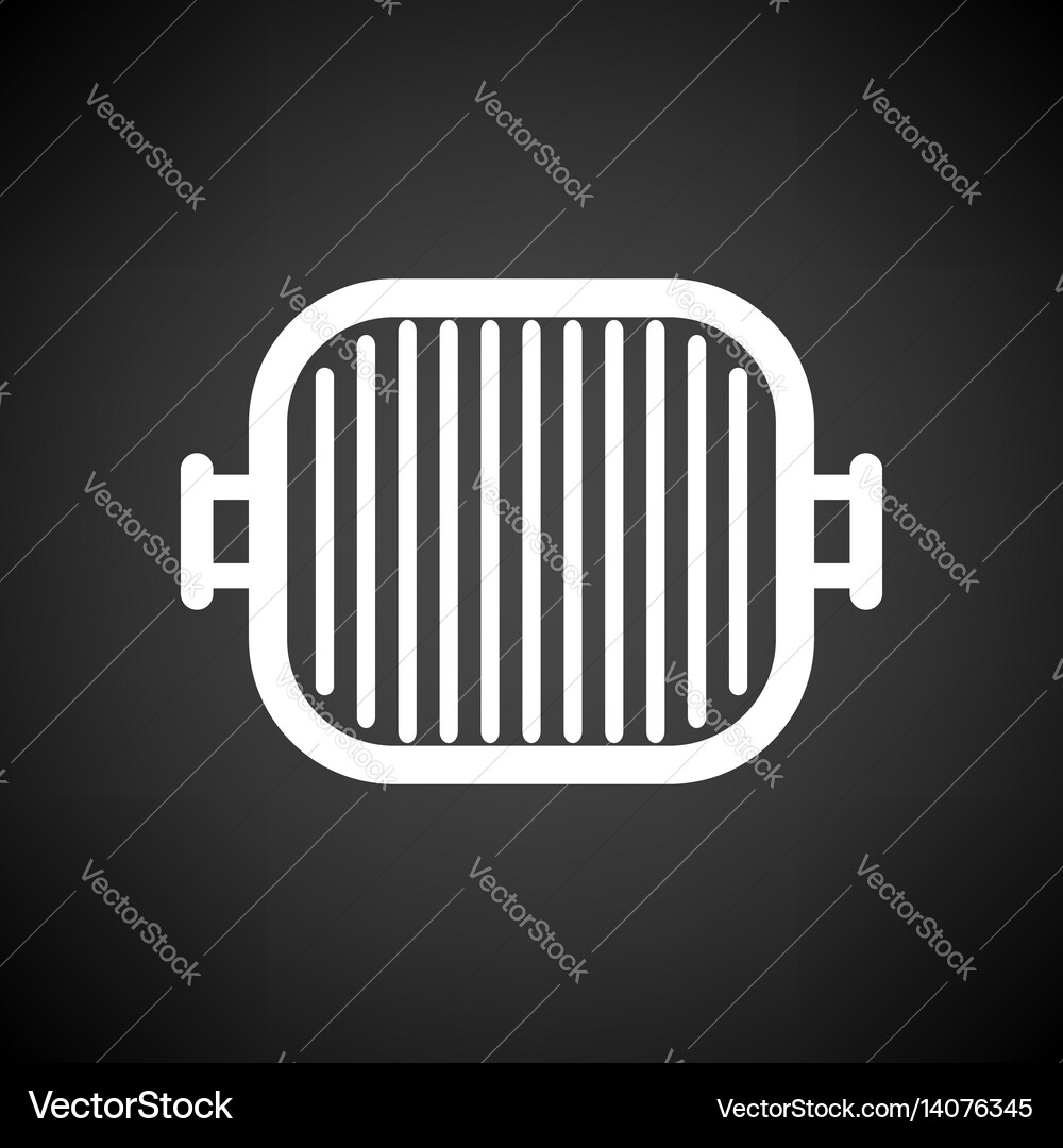 Grill pan icon Royalty Free Vector Image - VectorStock