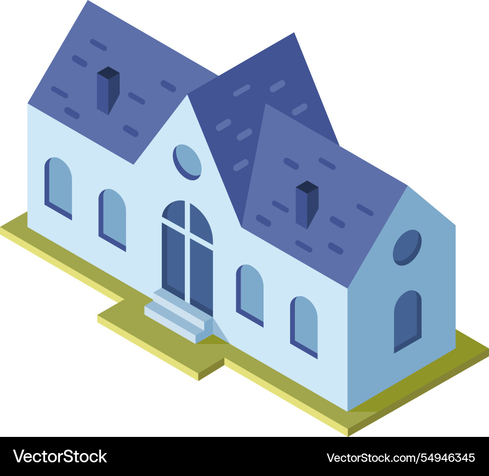 Isometric representing Royalty Free Vector Image
