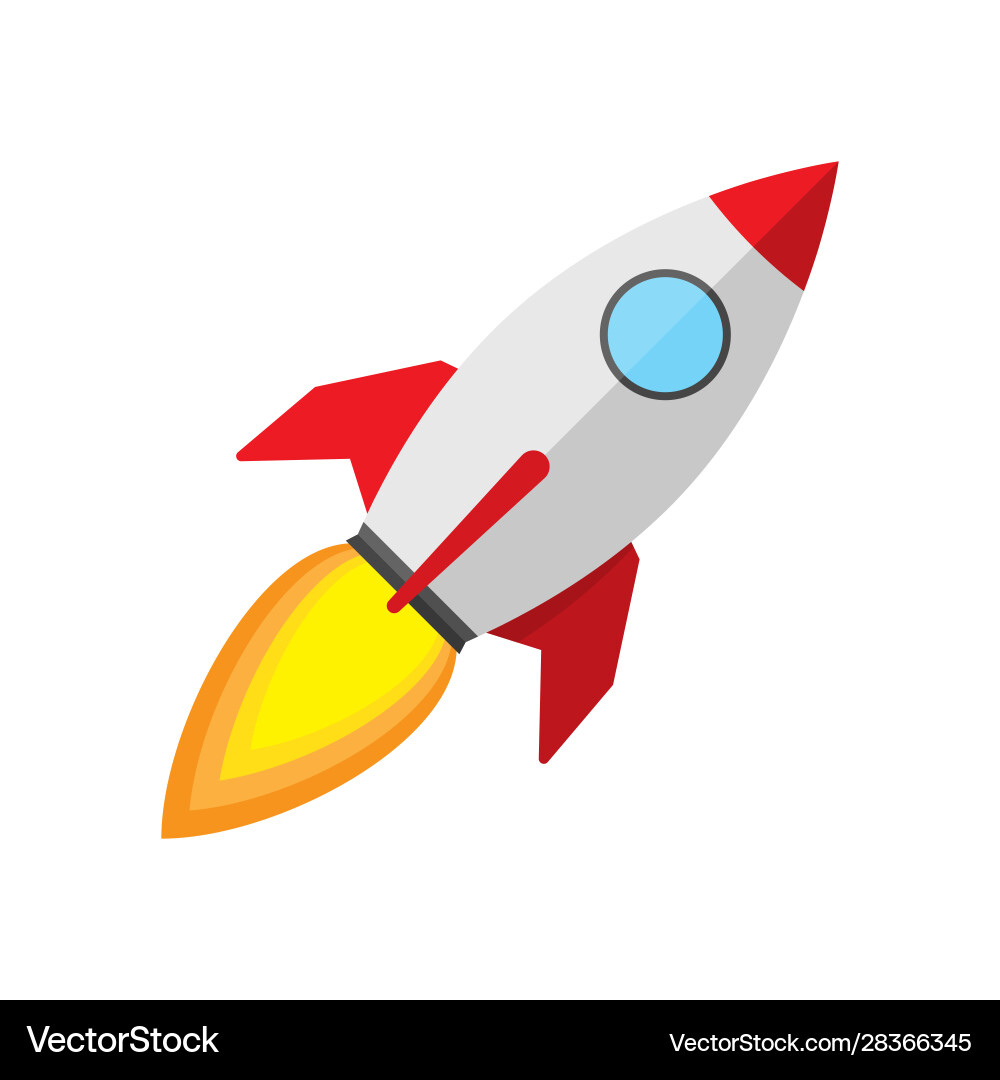 Yellow Rocketship Rocket Vector Images (over 200)