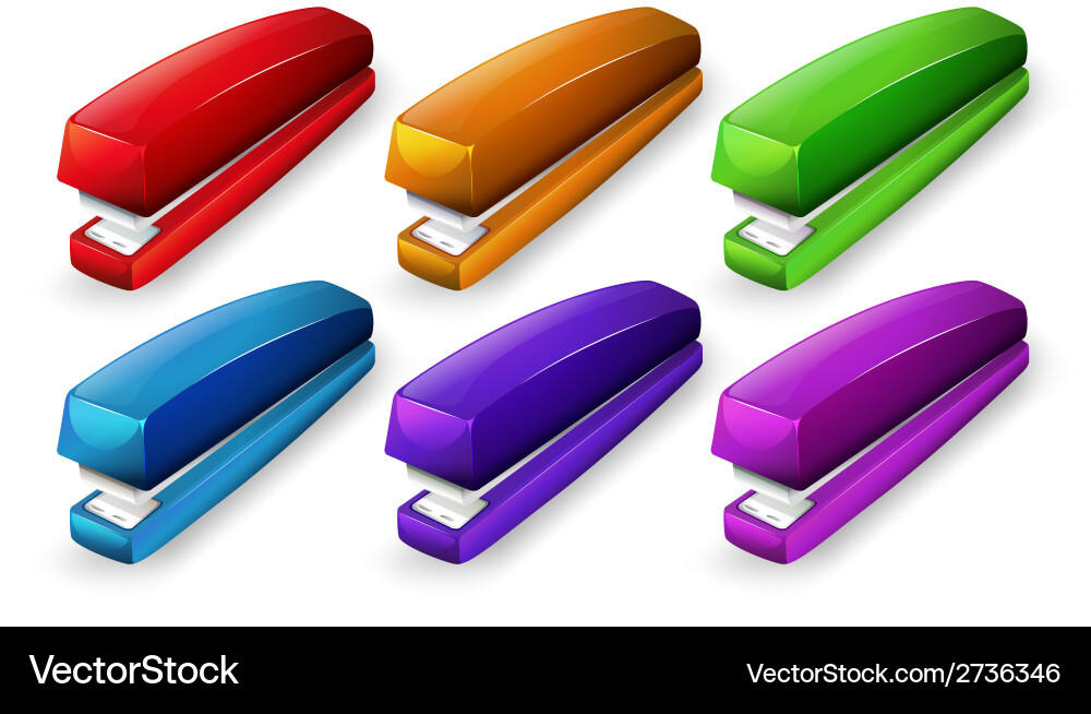 Staplers Royalty Free Vector Image - VectorStock