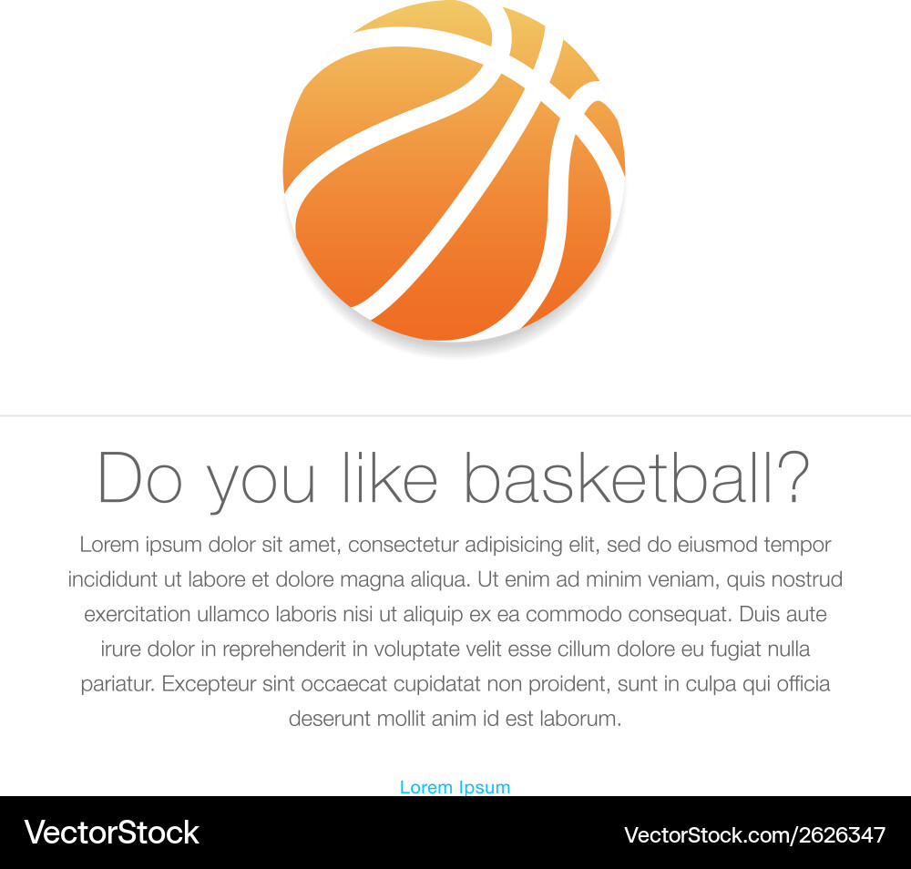 Basketball icon orange ball Royalty Free Vector Image