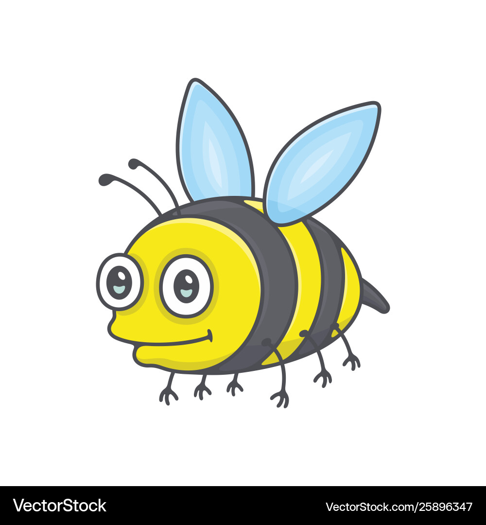Bee Royalty Free Vector Image - VectorStock