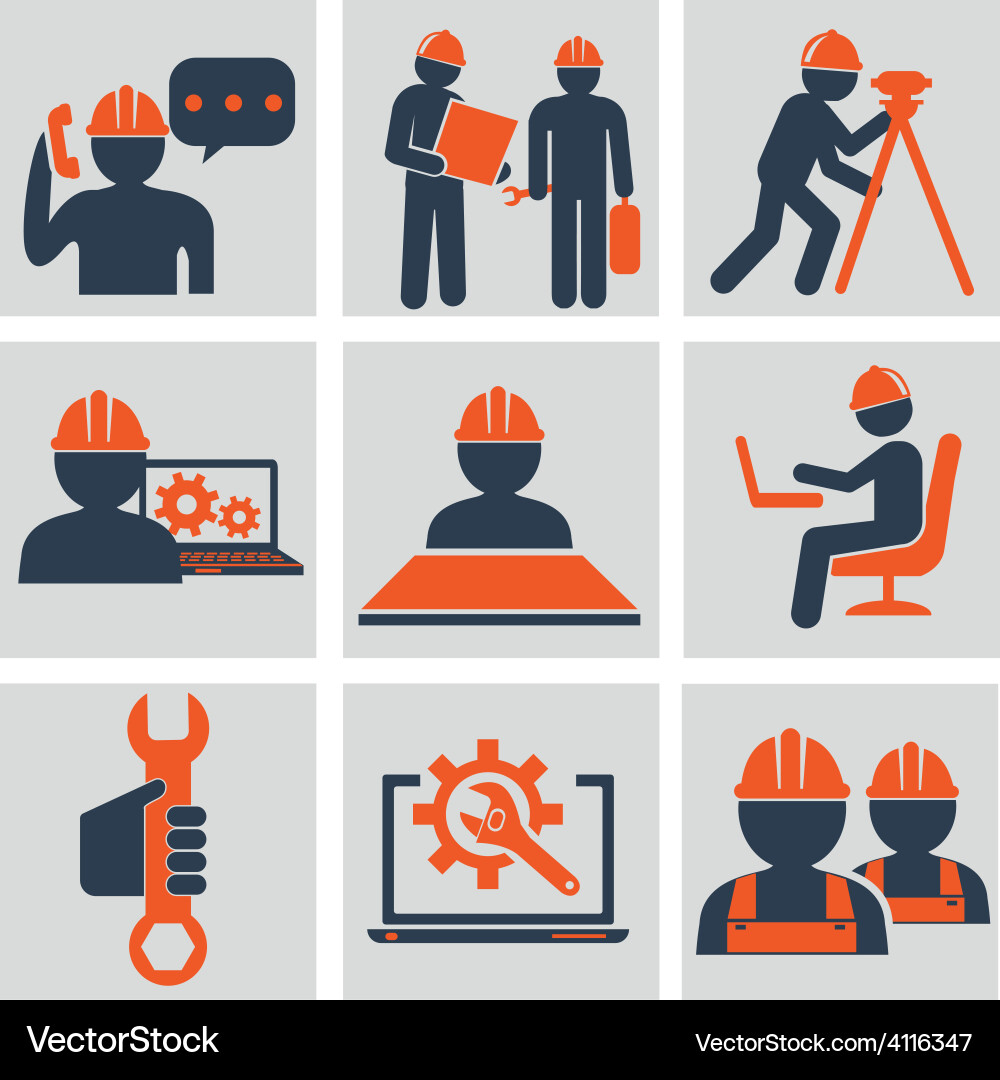 Engineering icon Royalty Free Vector Image - VectorStock