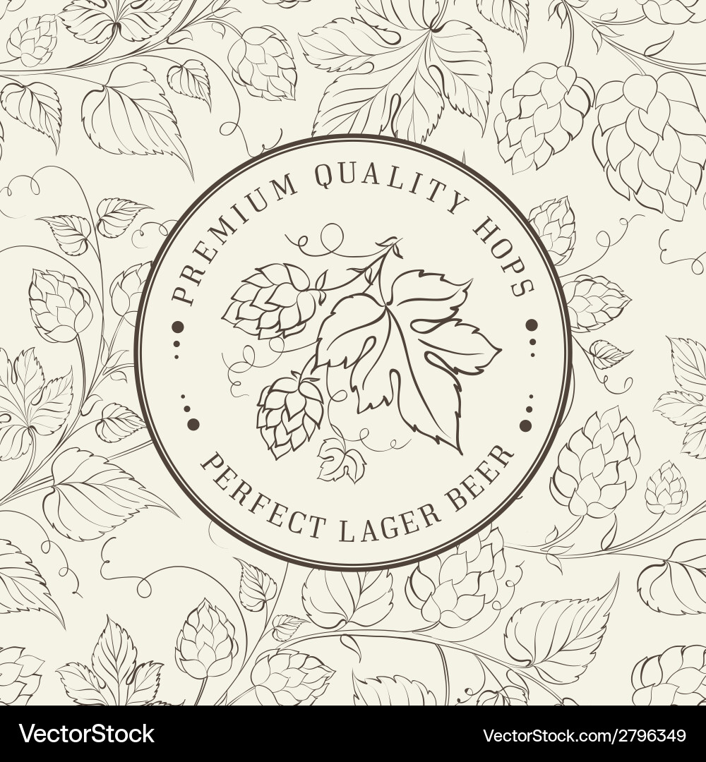 Label and hop Royalty Free Vector Image - VectorStock