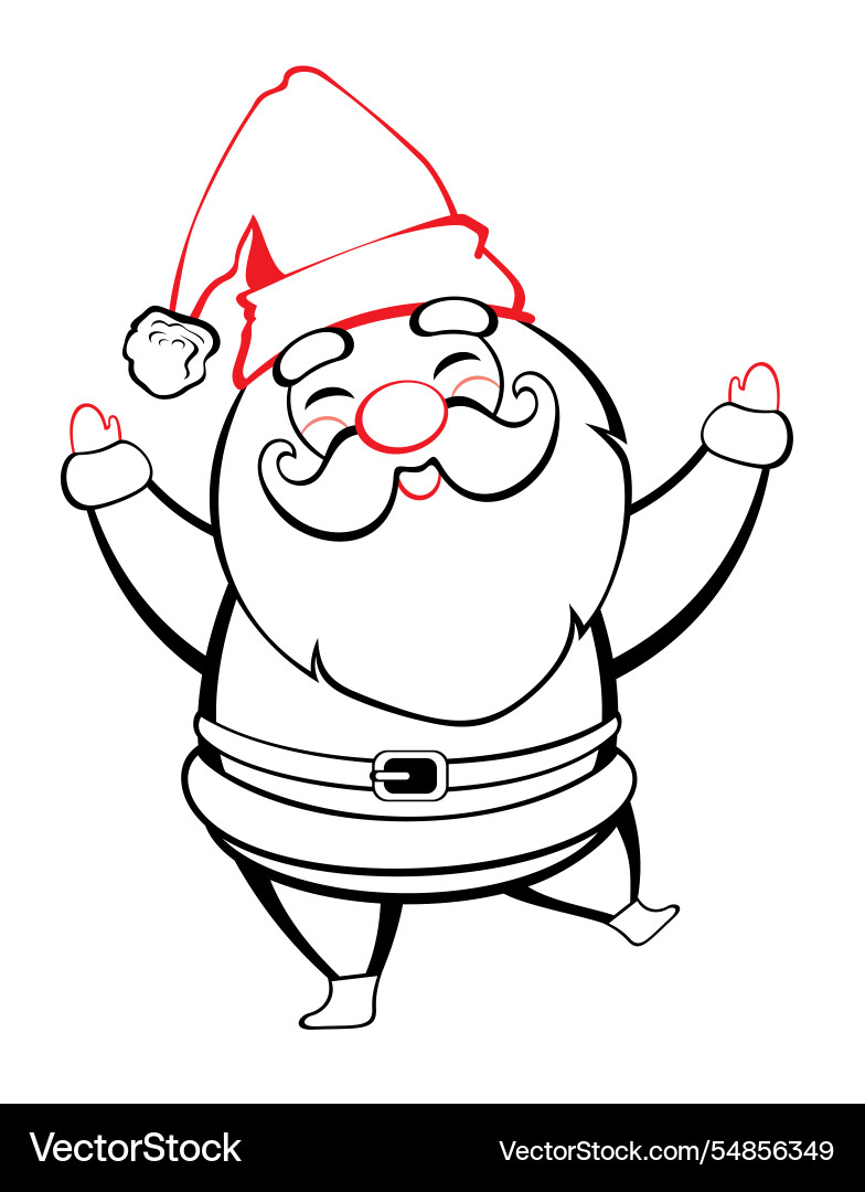 Santa claus Royalty Free Vector Image - VectorStock