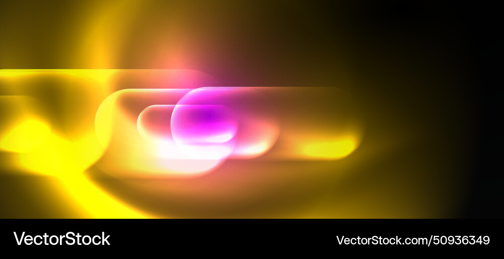 Shiny color neon glowing design Royalty Free Vector Image