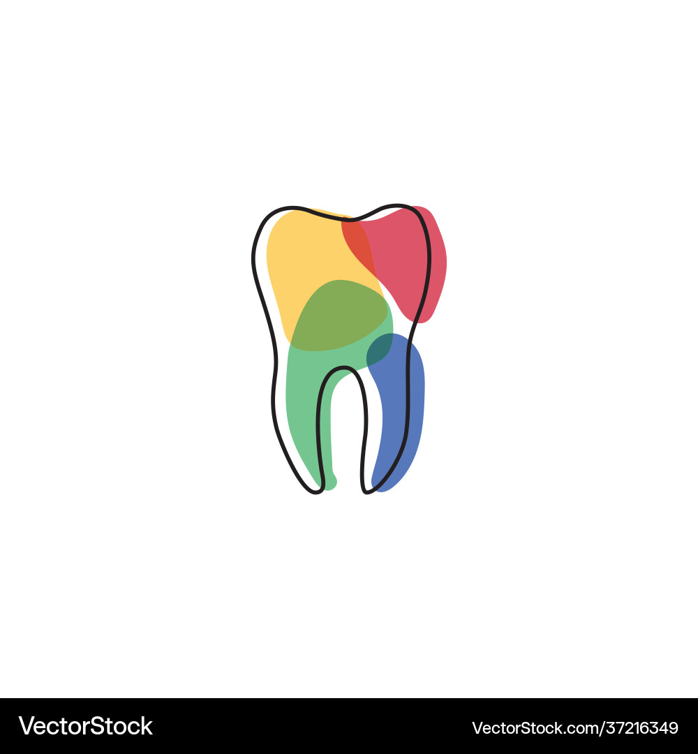 Tooth logo design Royalty Free Vector Image - VectorStock