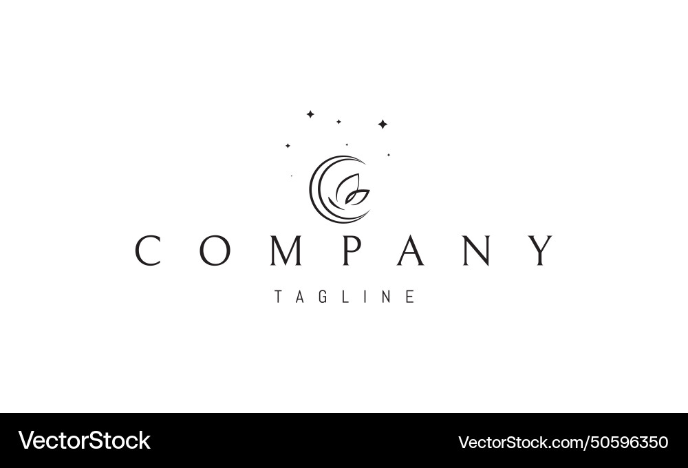 A logo with an abstract image Royalty Free Vector Image