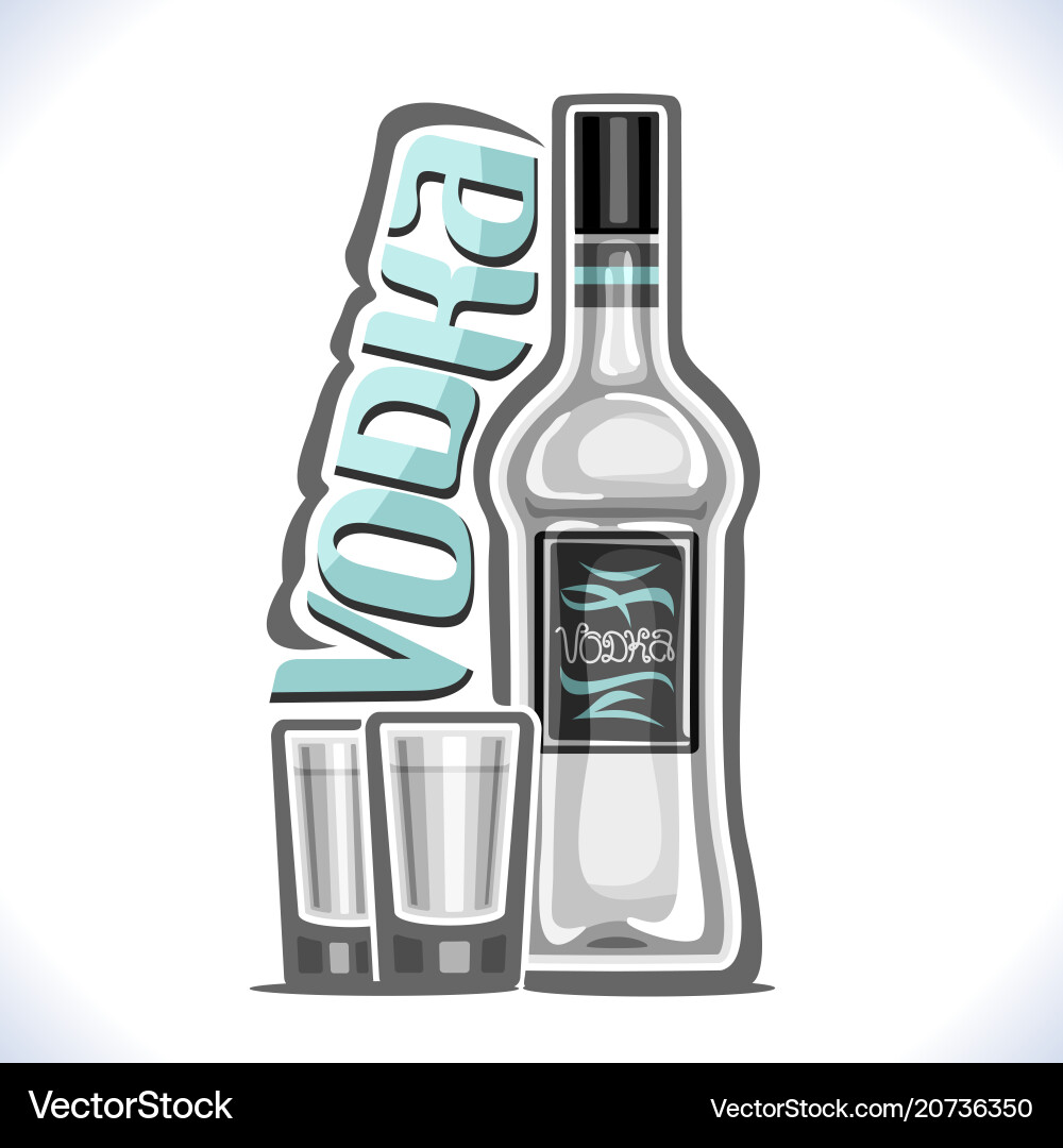 Alcohol drink vodka Royalty Free Vector Image - VectorStock
