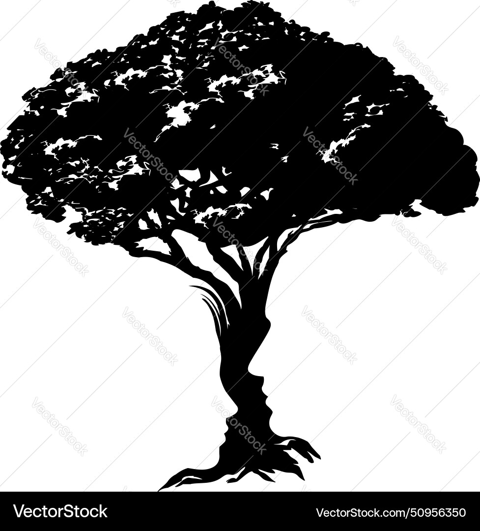 Faces tree concept Royalty Free Vector Image - VectorStock