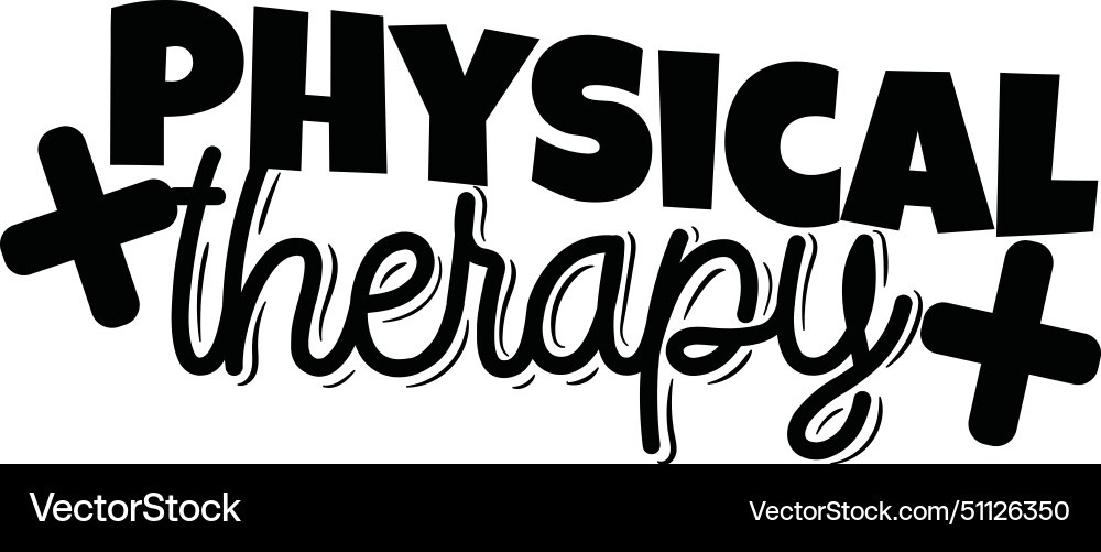 Physical therapy design on white background Vector Image