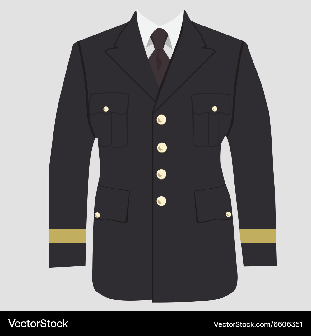 Military uniform Royalty Free Vector Image - VectorStock