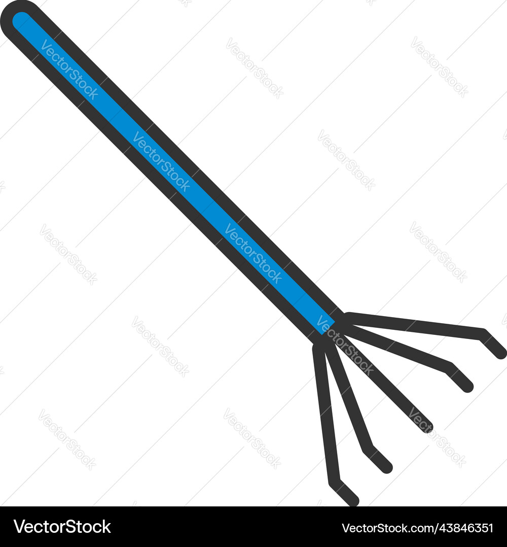 Rake icon Royalty Free Vector Image - VectorStock