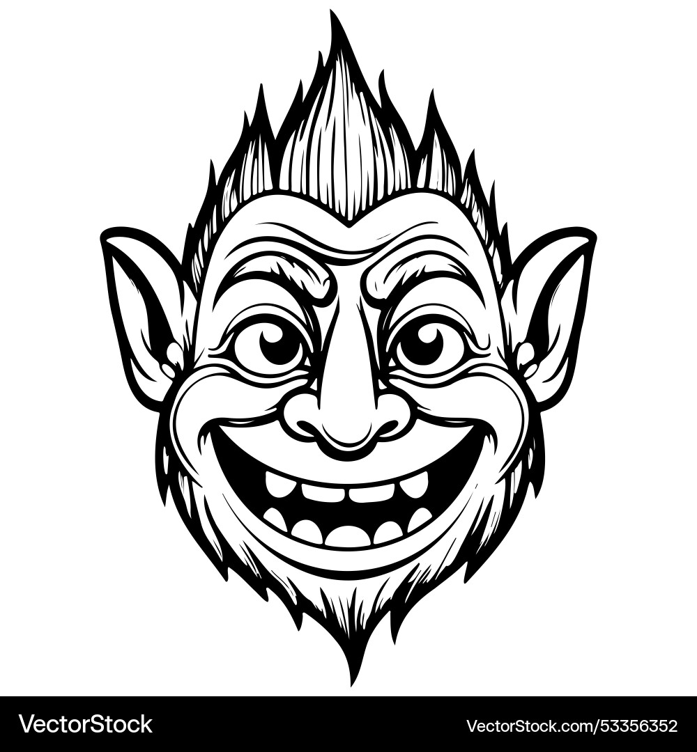 Troll Face Coloring Pages