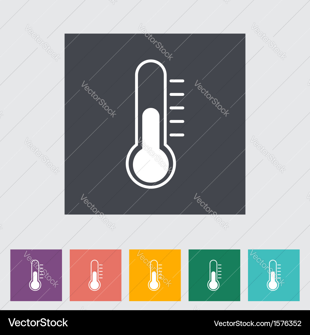 Thermometer icon Royalty Free Vector Image - VectorStock
