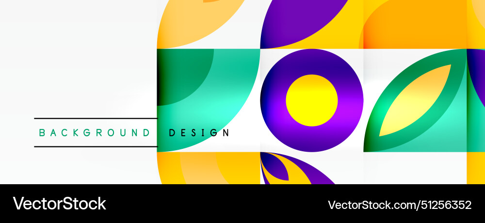 Vibrant magenta circles and leaves pattern Vector Image