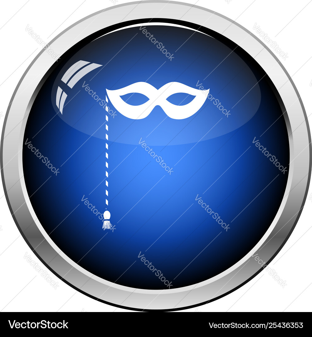 Party carnival mask icon Royalty Free Vector Image