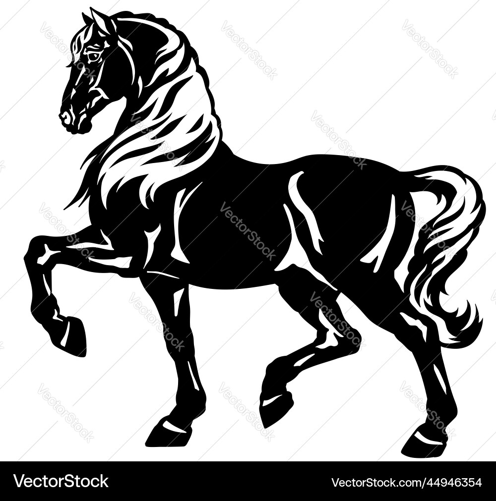 Walking Horse Silhouette Images