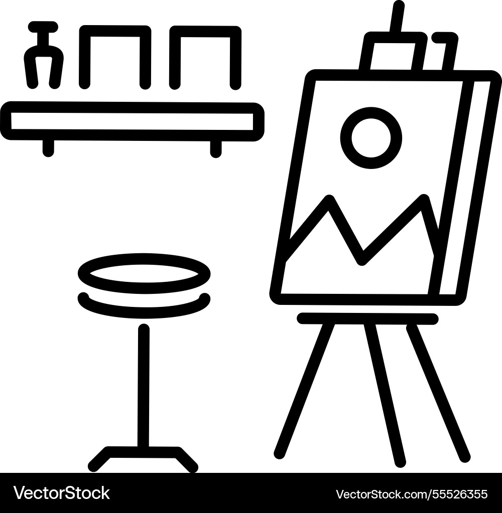Art studio Royalty Free Vector Image - VectorStock