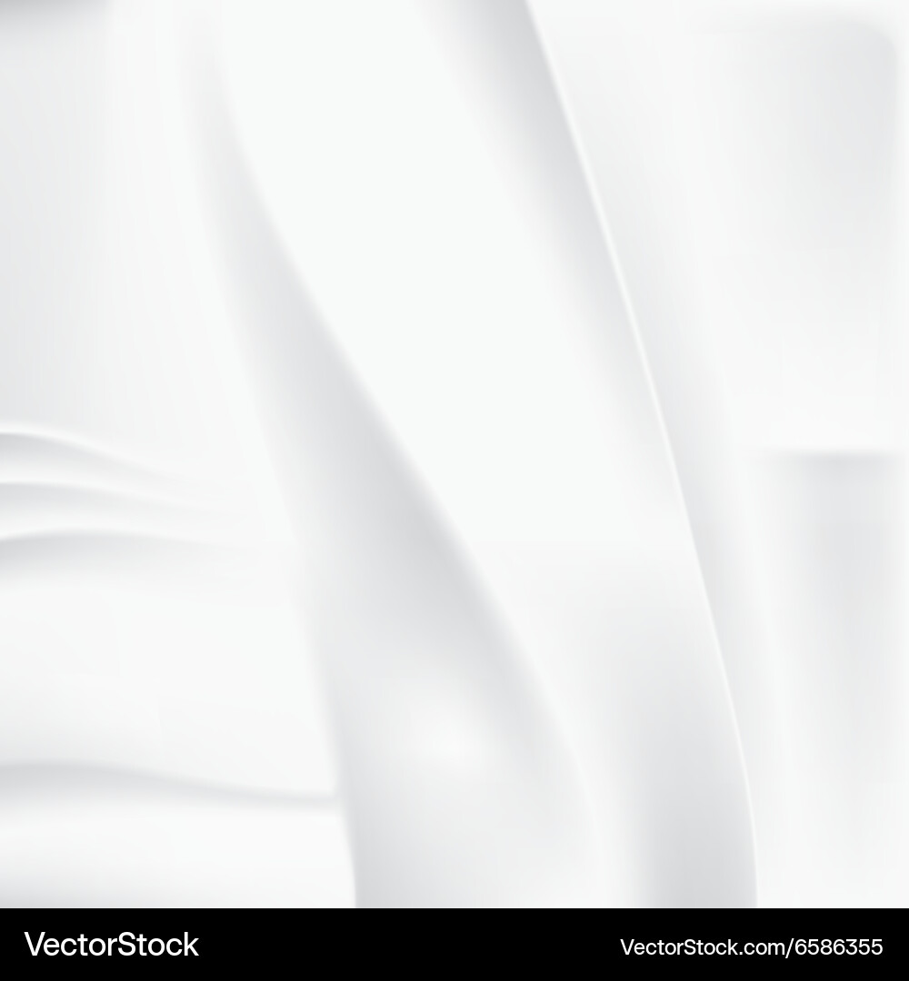 Creased white cloth material template Royalty Free Vector
