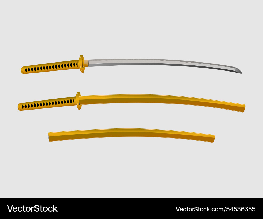 Katana Royalty Free Vector Image - VectorStock