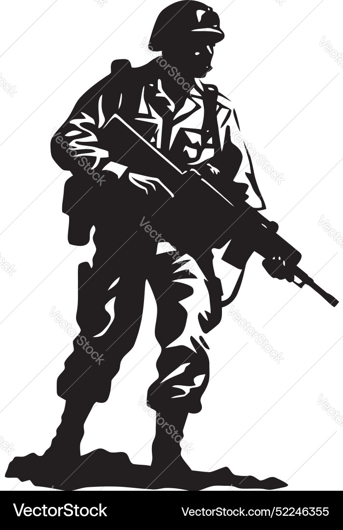 Night ops guardian iconic design featuring Vector Image